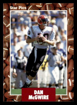 Dan McGwire 1991 Star Pics Rookie Card #13 San Diego State Aztecs | eBay