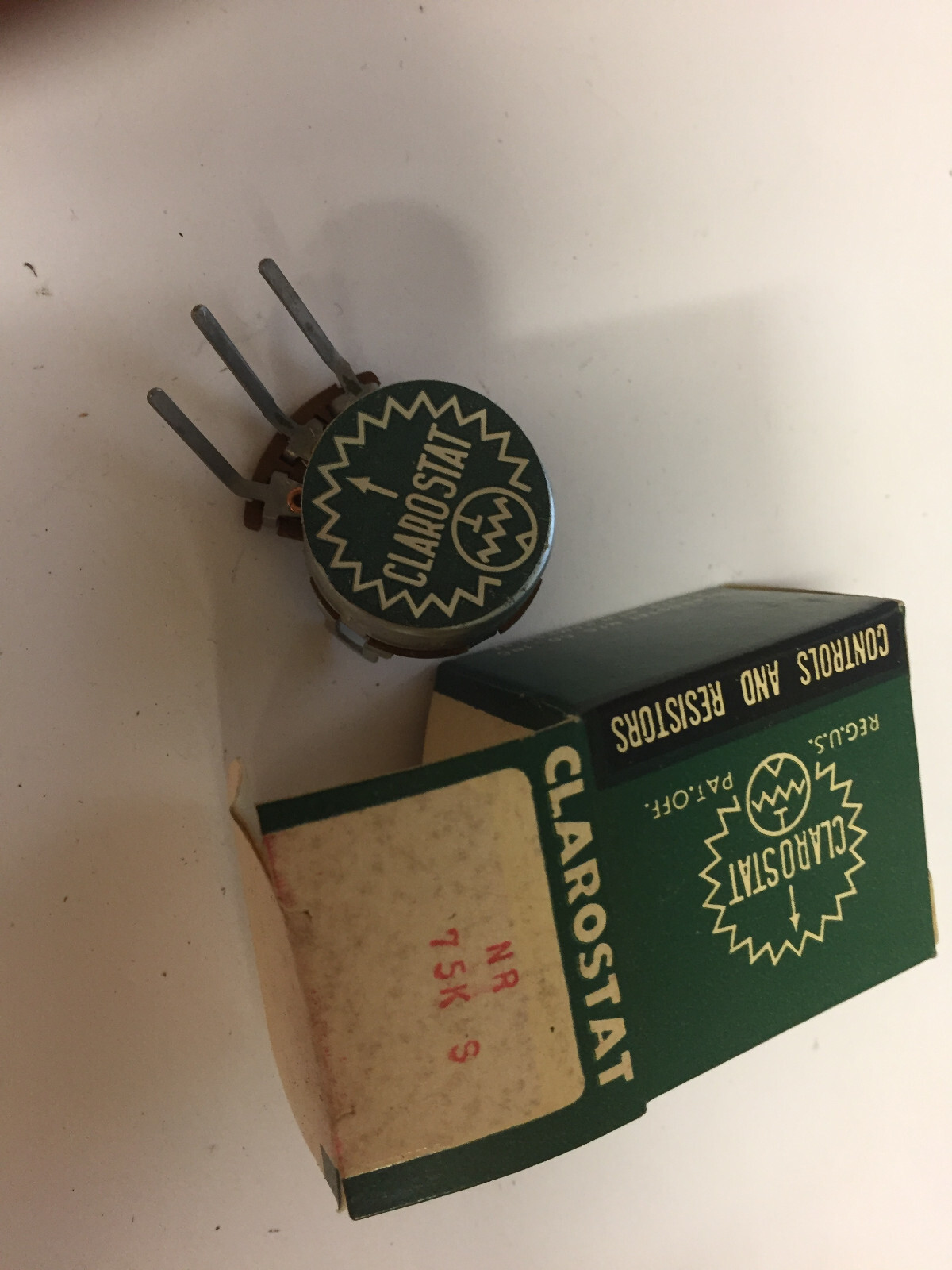 NR-75K-S CLAROSTAT ROTARY POT NOS | eBay