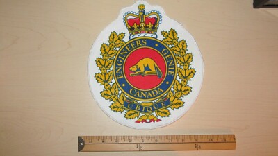*1 CANADA CANADIAN MILITARY ENGINEERS GENIE UBIQUE JERSEY PATCH CREST ...