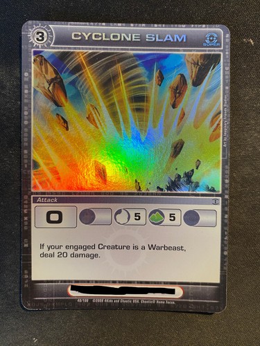Cyclone Slam - Super Rare - Chaotic Card - Silent Sands | eBay Australia