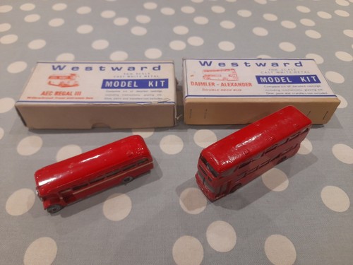 Westward Models AEC REGAL III & DAIMLER ALEXANDER BUS WHITE METAL 00 ...