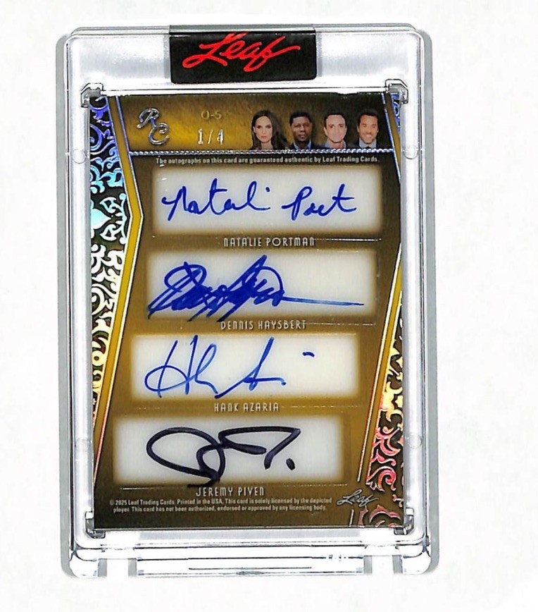 2025 Leaf Red Carpet 1/4 Auto Card Al Pacino Robert De Niro Val Kilmer ...