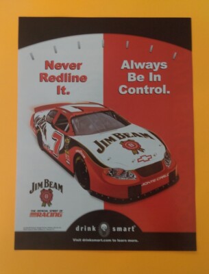 JIM BEAM Print Advertisement Ad 2005 Never Redline It! FRAME IT! | eBay