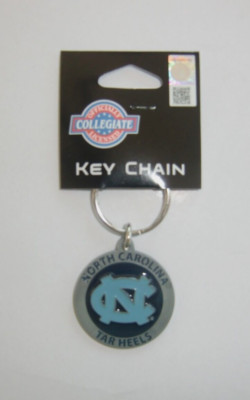 North Carolina Tar Heels Round 3-D Metal Key Chain NCAA Licensed | eBay
