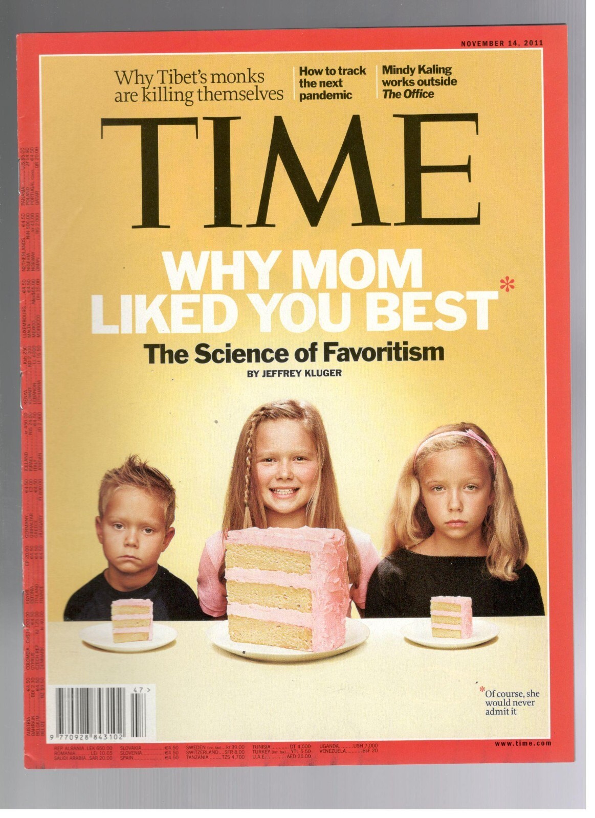 Why Mom Liked You Best Time Magazine November 14, 2011 The Science Of ...