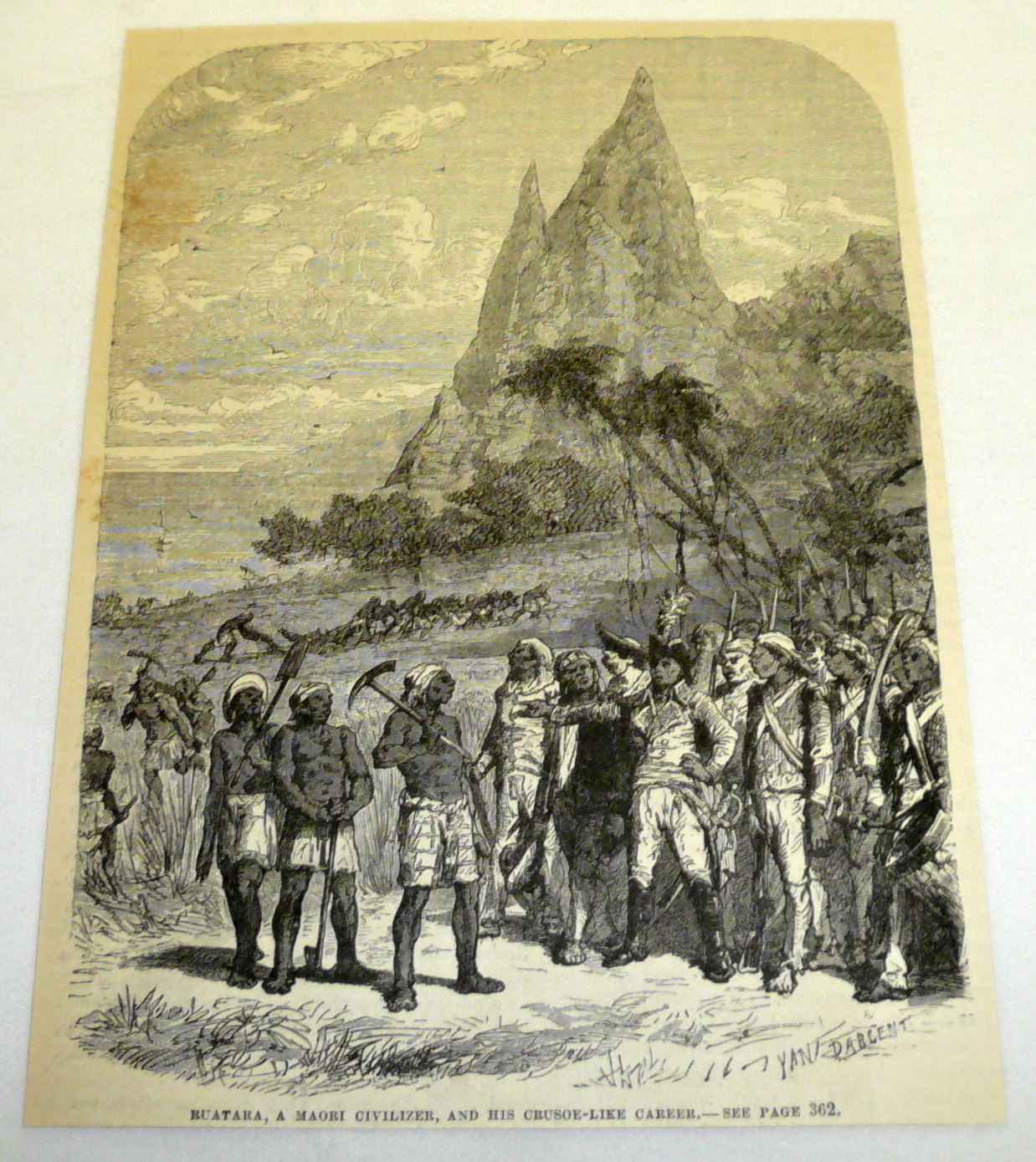 1878 magazine engraving ~ RUATARA ~ Maori civilizer | eBay