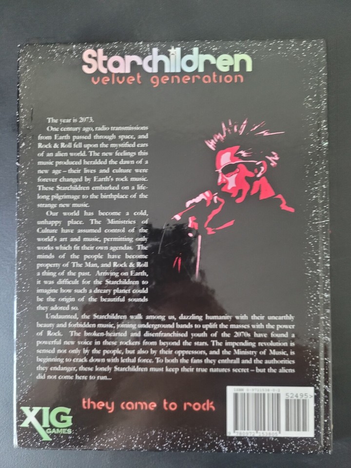 STARCHILDREN VELVET GENERATION HARDCOVER BOOK 2007 1ST EDITION ROCK ...