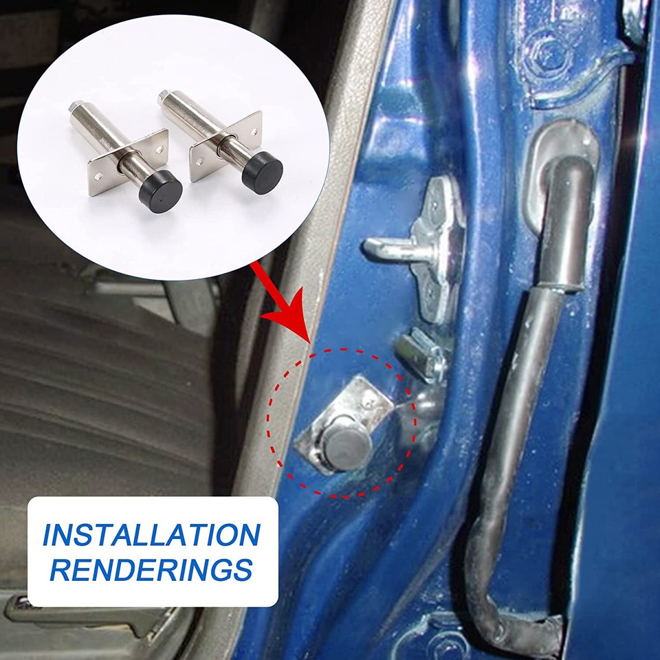 100lb 2 Door Shaved Door Handle Kit Popper Solenoid Street Rat Hot Rod ...