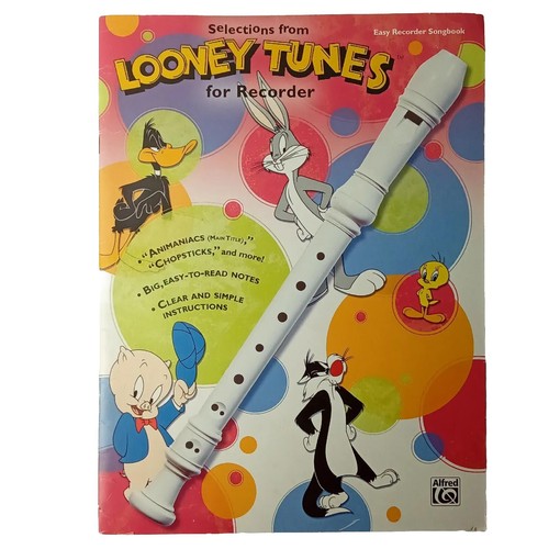 SELECTIONS FROM LOONEY TUNES for Recorder book music easy clear simple ...