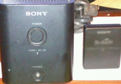 GENUINE SONY S-AIR TA-SA100WR WIRELESS SURROUND AMPLIFIER + EZW-RT10 ...