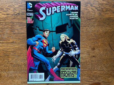 2014 DC COMIC BOOK SUPERMAN 34 MACHINATIONS OF THE MACHINIST METROPOLIS ...