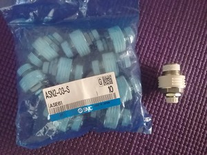 SMC ASN2-03-S METERING VALVE ASN2 FLOW CONTROL W/SILENCER (11 PIECES ...