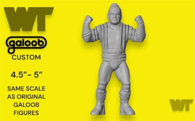 MAX MOON WCW Galoob Style CUSTOM WWF Unpainted WWE *READ* | eBay