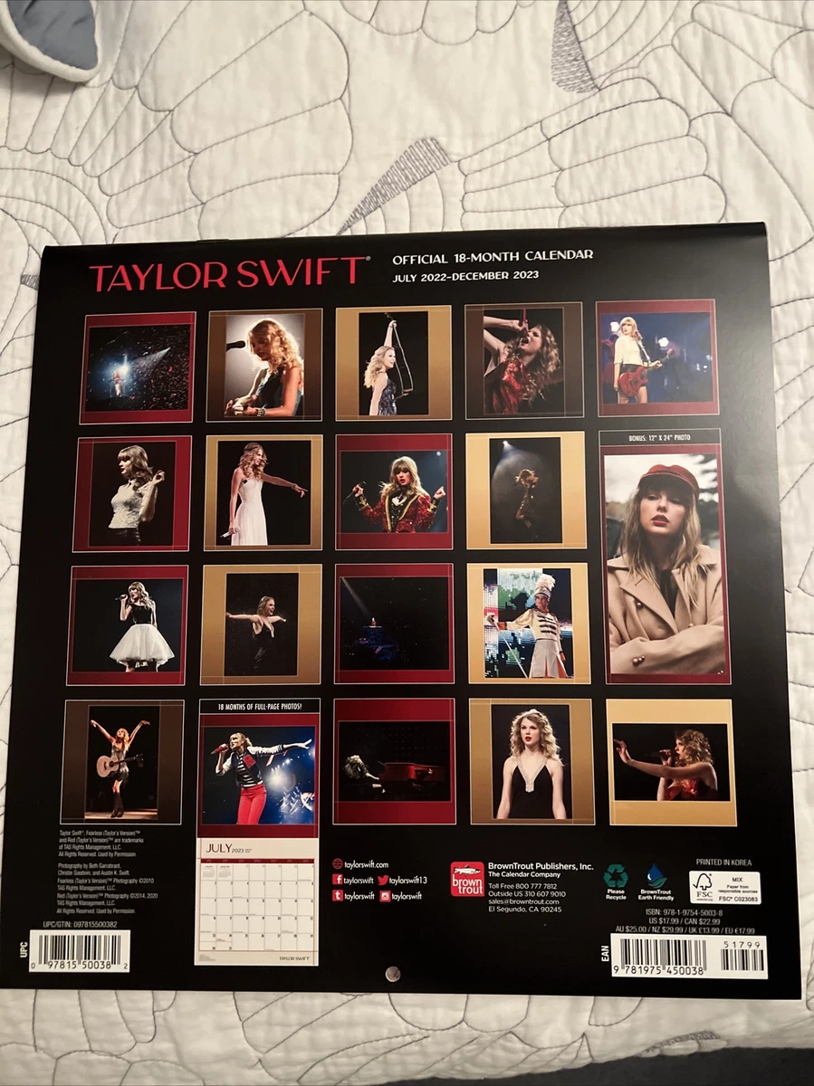 Taylor Swift 2022 Calendar Photoshoot