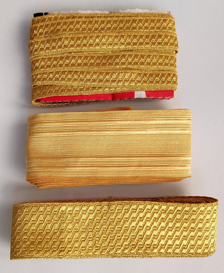 Gold Military Braid - Vintage British Army & Naval Braid - Sewing ...