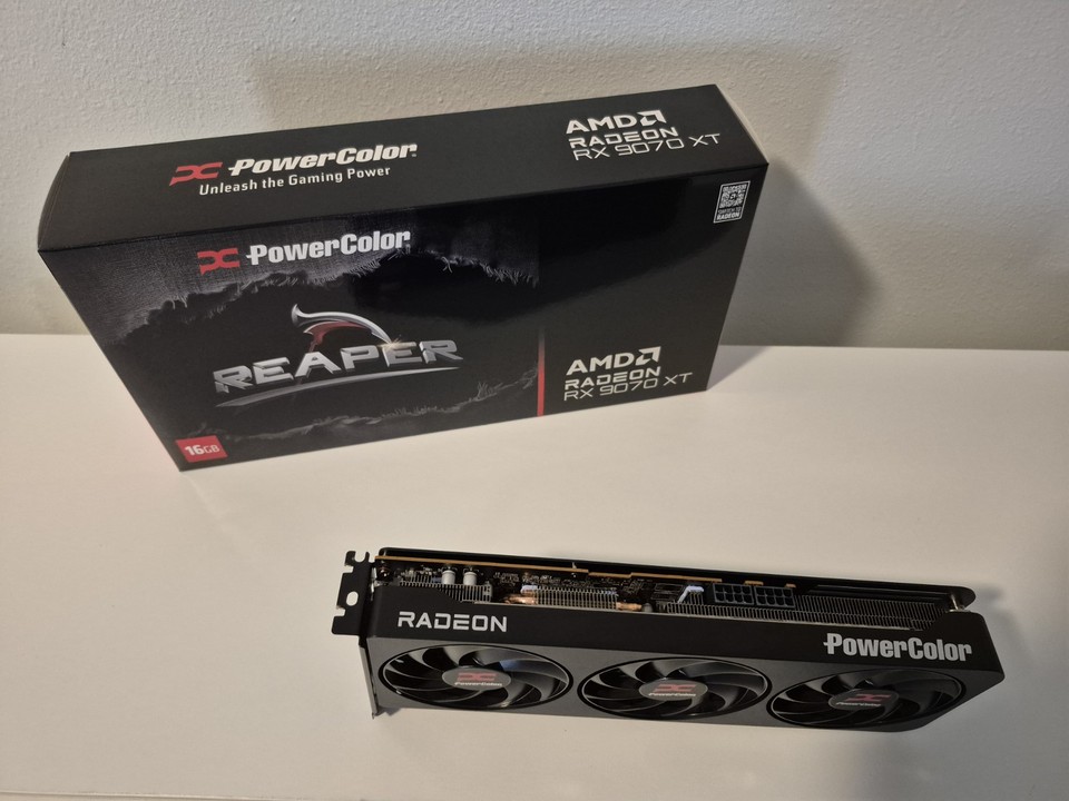 PowerColor Reaper AMD Radeon RX 9070 XT AMD 16GB GDDR6 Gaming GPU FREE ...