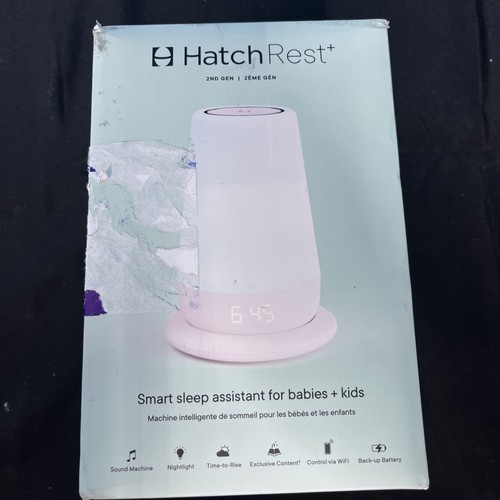 Hatch Rest+ 2nd Gen White Noise Machine - White (HBR4600) 852852007658 ...