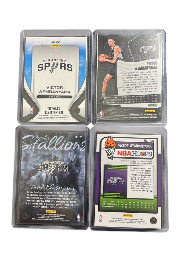 Victor Wemby (4) Card Rookie Lot | eBay