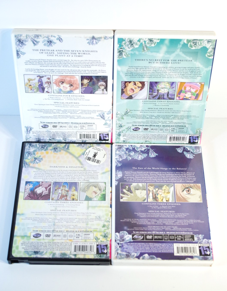 Prétear: Complete Series (4-Disc Set, DVD, 2002, ADV Films) - Very Good ...