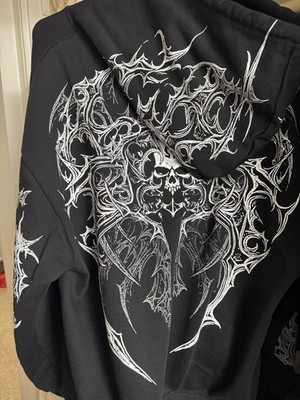 Breathe Divinity Death Wing Zip Up Hoodie | eBay