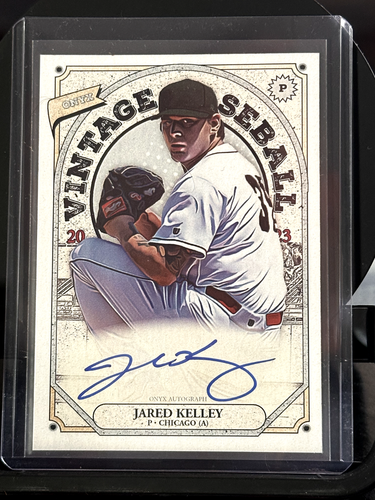 JARED KELLEY 2023 ONYX VINTAGE EXTENDED EDITION AUTOGRAPH BLUE INK /400 ...
