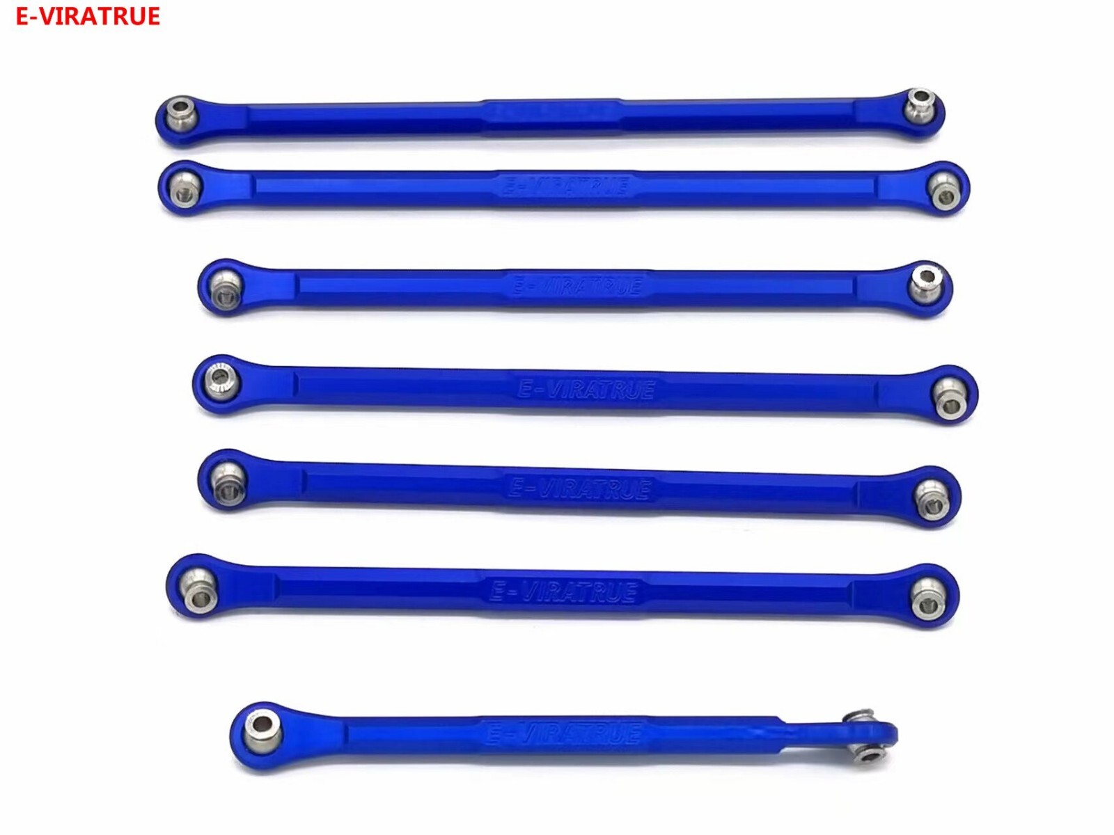 E-VIRATRUE 7075 Aluminum Link Rods For Axial RYFT RBX10 1/10 Blue | eBay