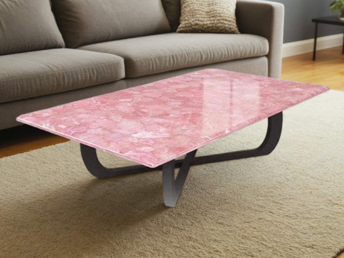 Rose Quartz Table Top/quartz Kitchen Countertops/pink quartz Countertop ...