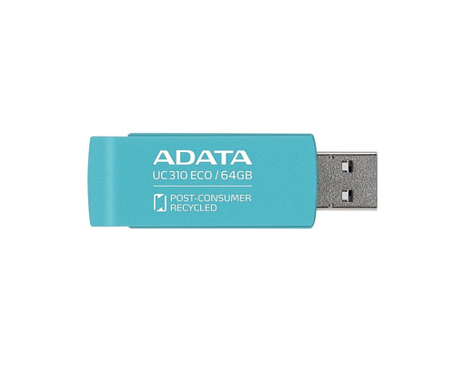 ADATA UC310 ECO USB Flash Drive Verde Memoria, UC310E-64G-RGN ...
