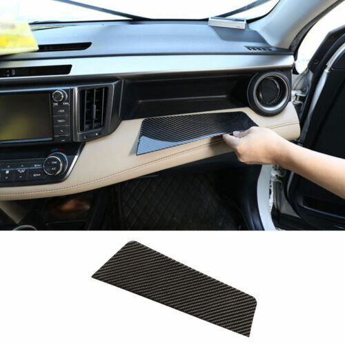 Fit For 2013-2018 Toyota RAV4 Carbon Fiber Vinyl Co-Pilot Dashboard ...