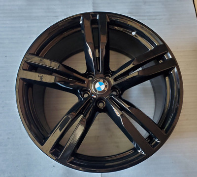 1x Original Perfect 20" BMW 740 750 760 OEM 648 M Gloss Black Wheel Rim ...