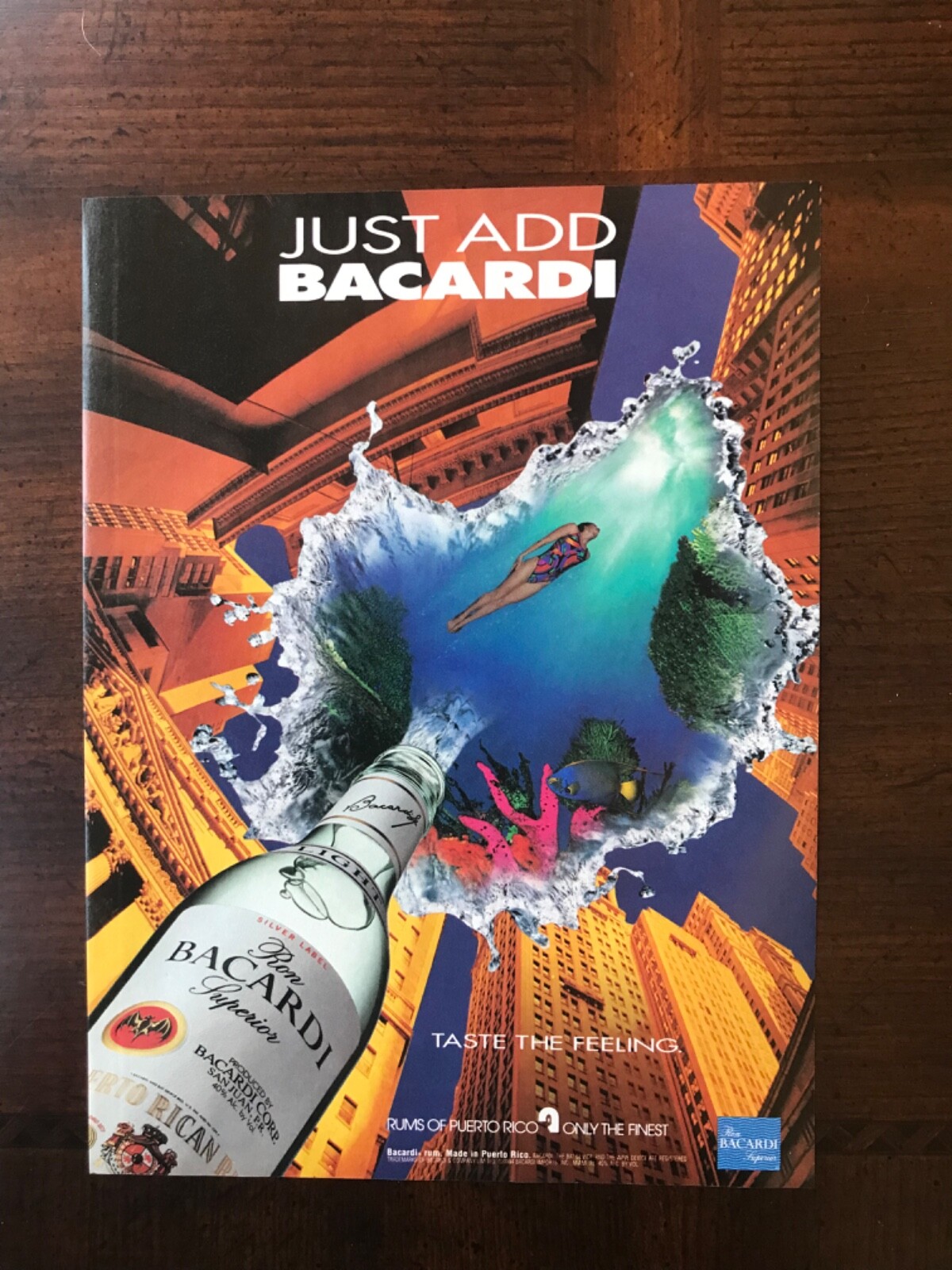 1994 vintage original print ad Ron Bacardi Rum - Just Ad Bacardi | eBay ...