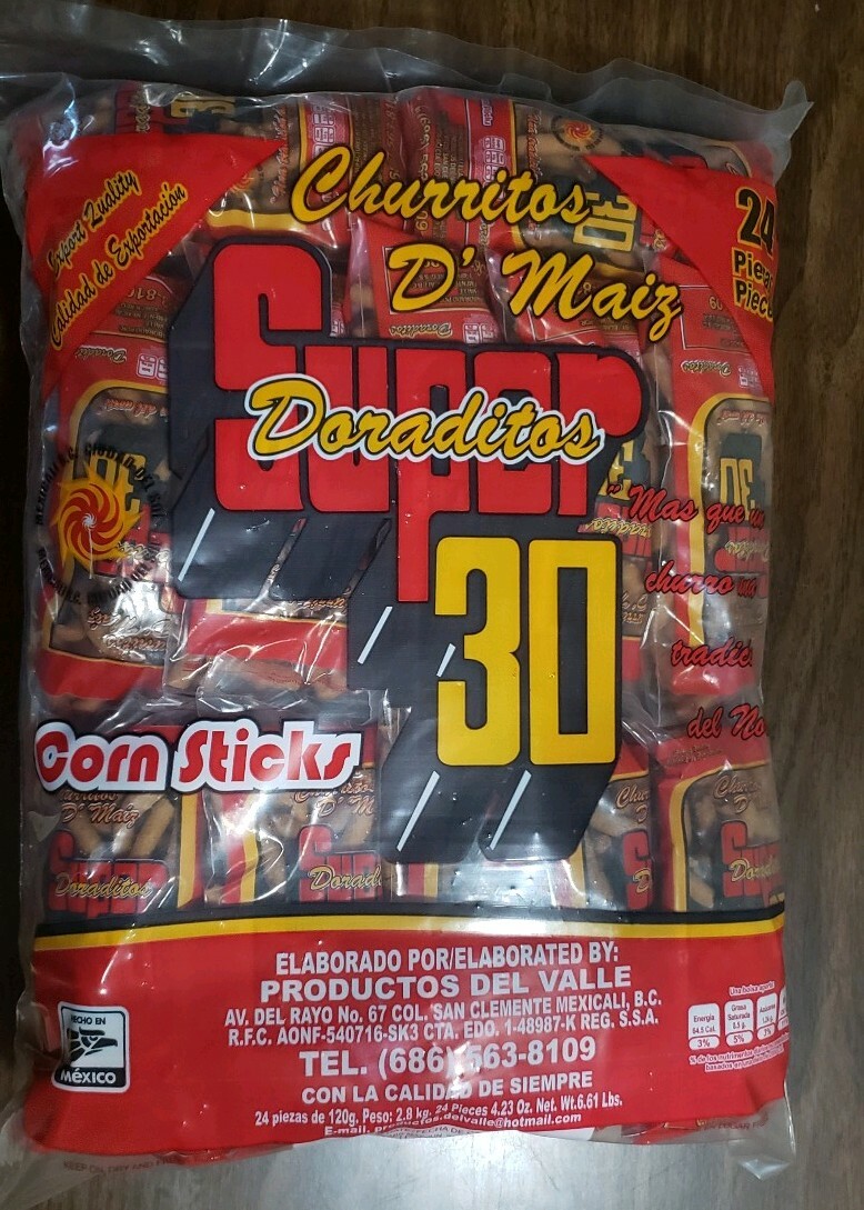 Churritos (corn sticks)Super 30 | eBay