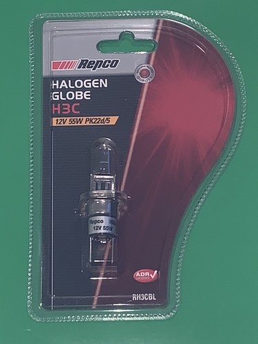 H3C Auto Globe (car light bulb) 12V 55W Halogen - Single PK22d/5 NSIP ...