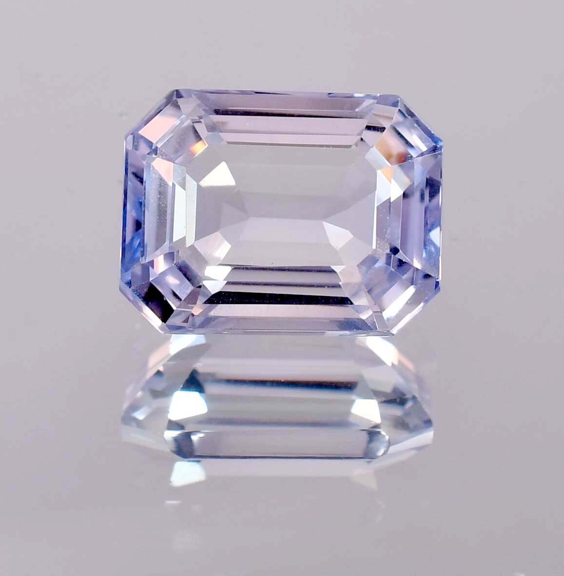 15 x 12 mm Flawless 16.40 Ct Natural Blue Namibia Jeremejevite GIT ...