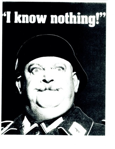SGT. SCHULTZ JOHN BANNER HOGANS HEROS 8X10 PHOTO I KNOW NOTHING T.V. | eBay