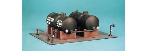 Oil Tanks (2) - Includes pipework - Ratio 530 - OO/HO Building Kit - P3 ...