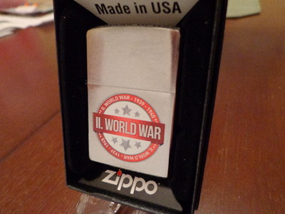 WWII 70TH ANNIVERSARY END OF WAR 1939-1945 ZIPPO LIGHTER CUSTOM MINT IN ...