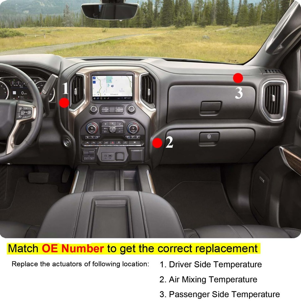 HVAC Heater Blend Door Actuator for 2007 - 2015 Nissan Armada ...