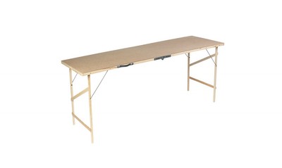 *COLLECTION ONLY* ESSENTIALS HARDBOARD TOP PASTING TABLE FOLDING NEW ...