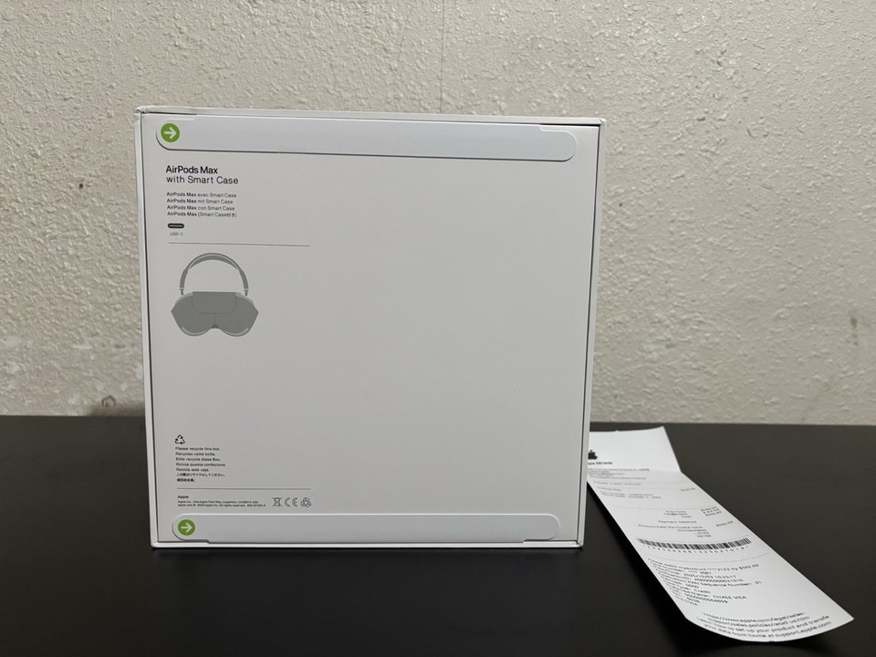 New AirPod Max Midnight Black with Case and USB-C Charger Included ...