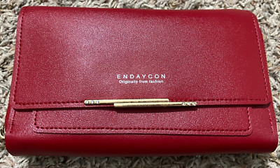 Endaycon Large Wallet/Clutch RED | eBay