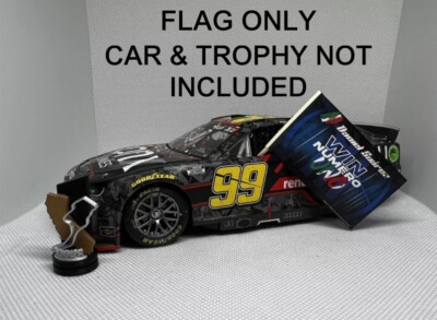 2022 Daniel Suarez First Win Sonoma NASCAR 1/24 Trackhouse Race Flag NO ...