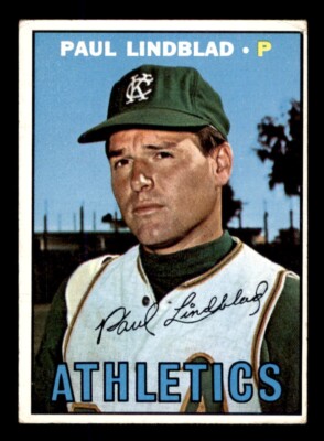 1967 Topps Baseball #227 Paul Lindblad GD *e1 | eBay