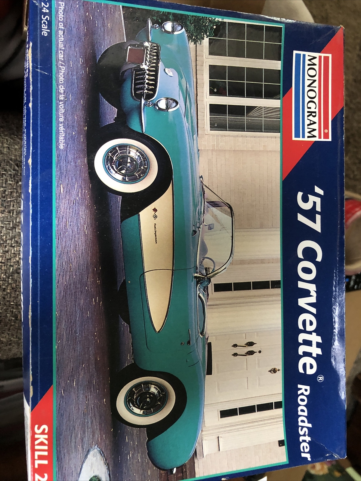 Monogram 2924 1957 Chevy Corvette Convertible 1/24 KIT Open box ...