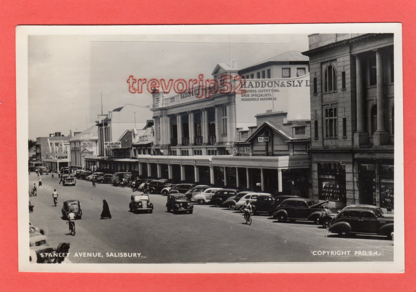 Stanley Avenue Haddon & Sly Shop Salisbury Rhodesia Zimbabwe RP Tokim ...