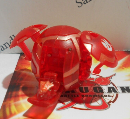 Bakugan Saurus Red Pyrus Translucent Open Core B1 Classic 400G | eBay