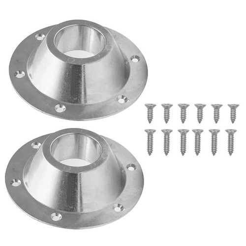 2x RV Table Bases Aluminium Floor Fixed Mounting Pedestal Replacement ...