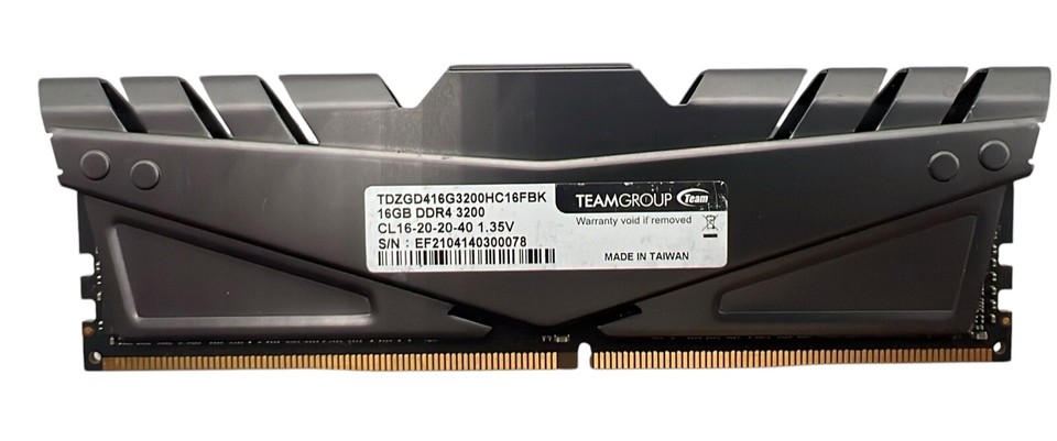 Team T-Force Dark Z 8GB (1x8GB) PC4-25600 DDR4-3200 Gaming ...