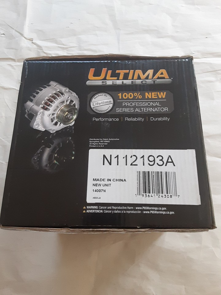 Ultima N112193A Alternator | eBay