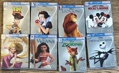 8 - Disney 100 Movie Edition Walmart Exclusive Pin Blu-ray + DVD ...